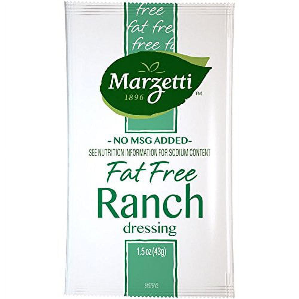 Marzetti Fat Free Ranch Salad Dressing, 1.5oz (pack of 60) - Walmart.com