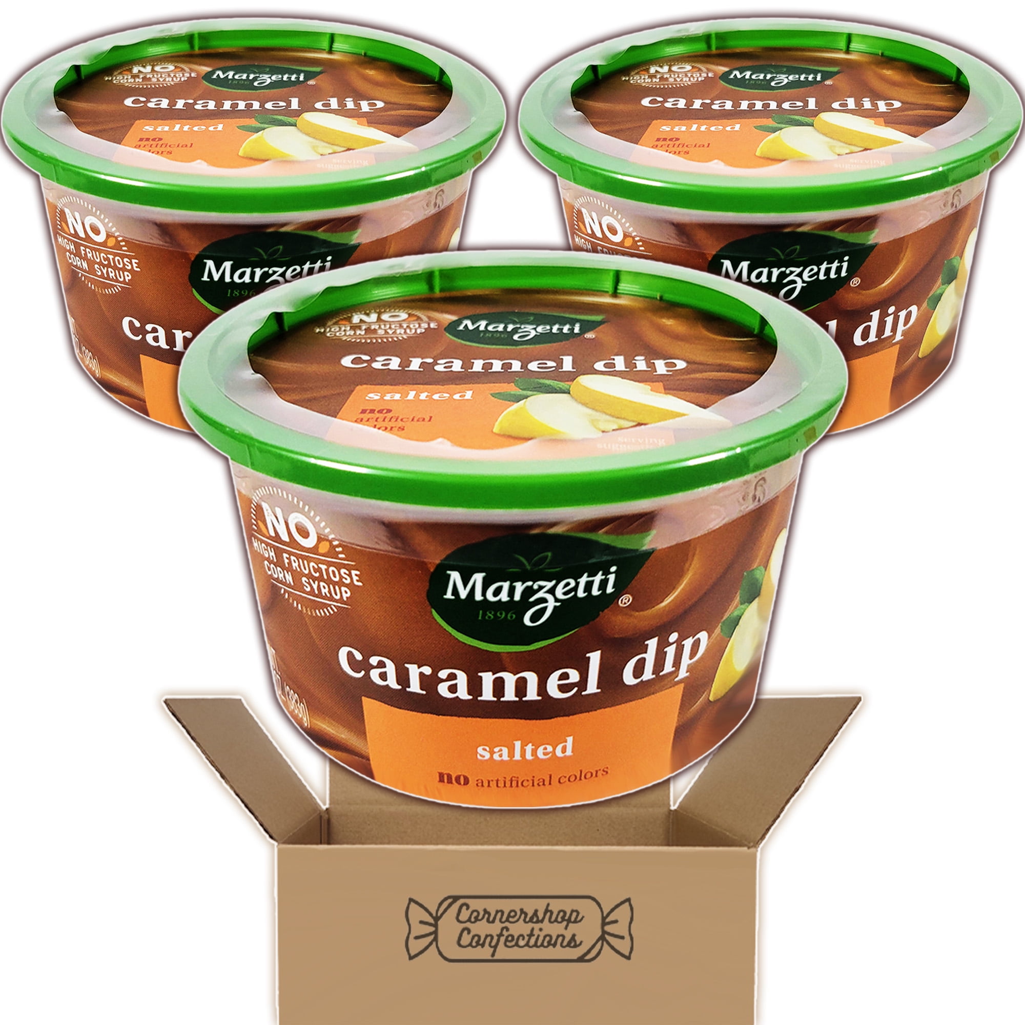 Marzetti Salted Caramel Dip Bulk Pack - 3 Individually Sealed 13.5 ...