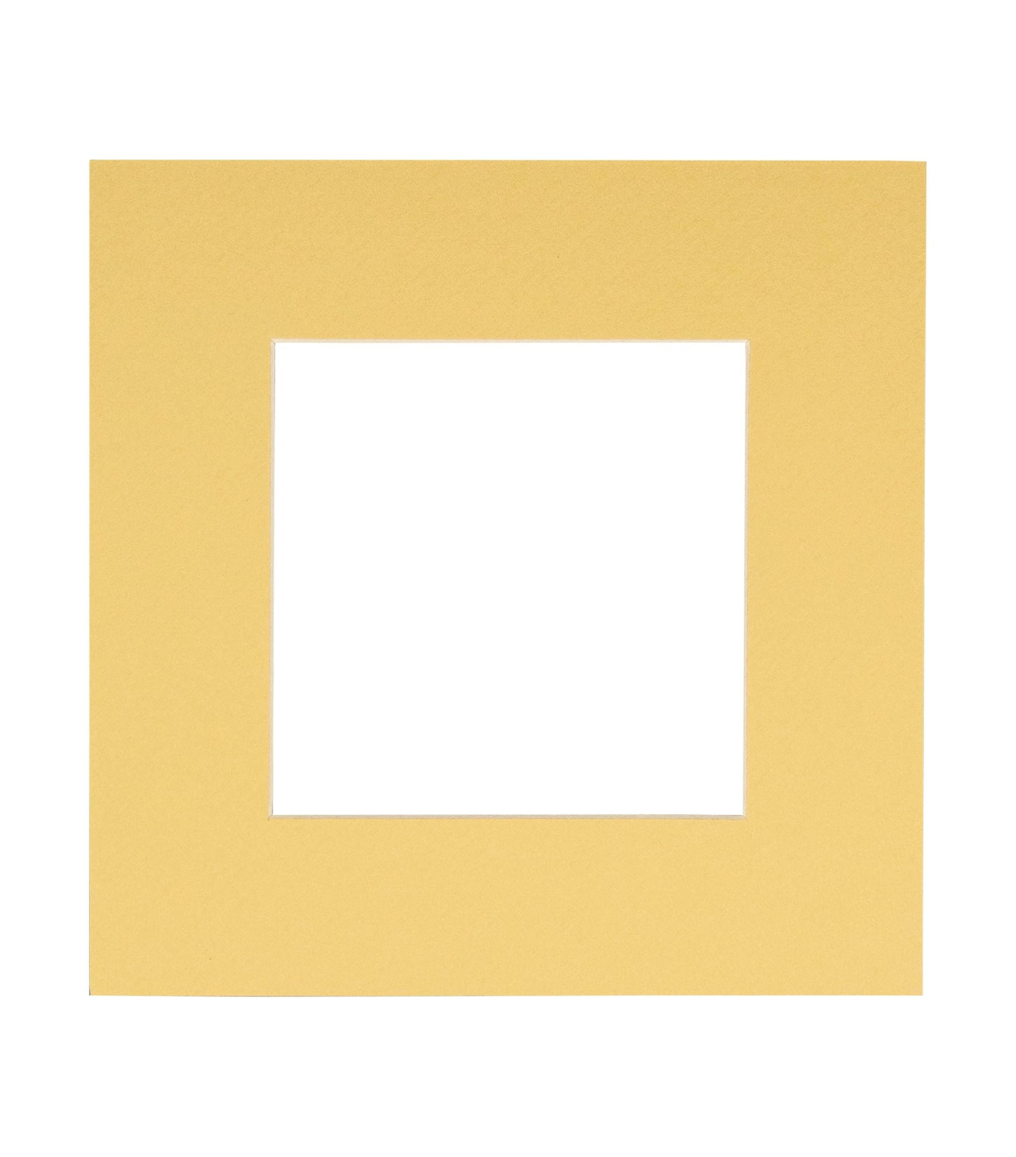Marzipan Acid Free 12x12 Picture Frame Mats with White Core Bevel Cut ...