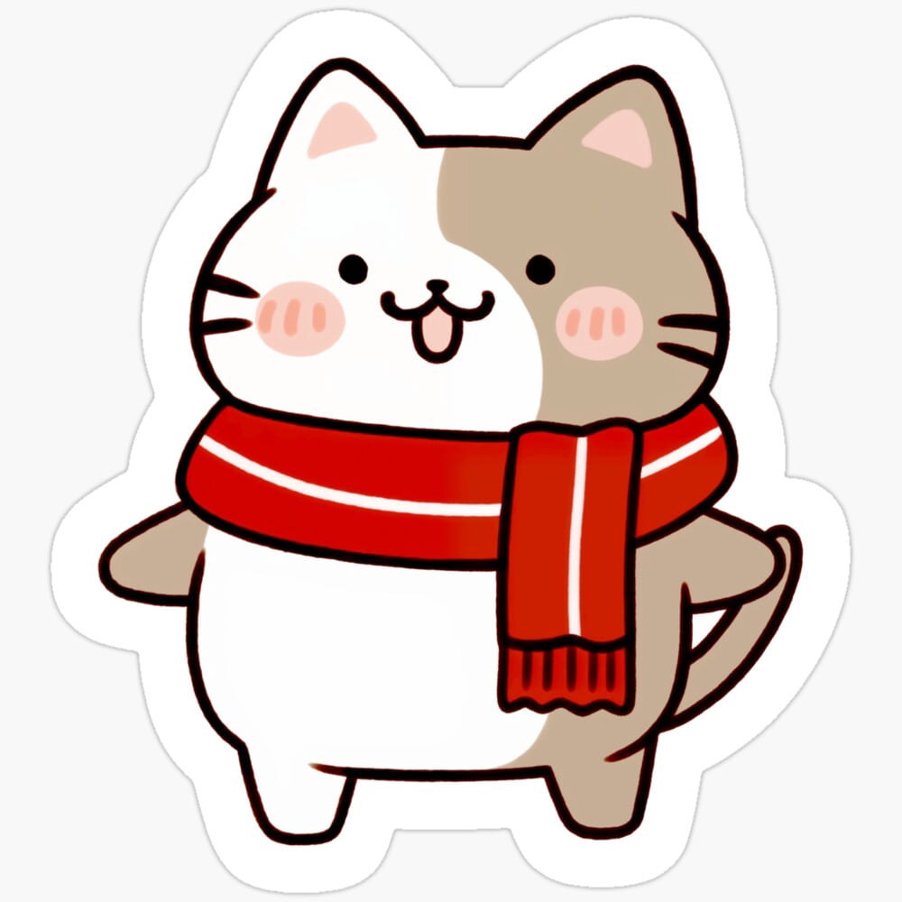 Marzipan Jollytail Sticker Phone Decal Water Bottle Stickers Car Decals ...