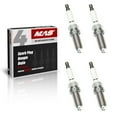 MAS Set of 4 Iridium Spark Plug Compatible with Toyota Nissan Chrysler 300 Aspen Dodge ...