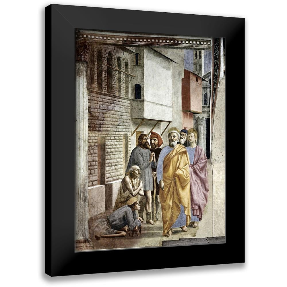 Masaccio, 11x14 Black Modern Framed Museum Art Print Titled - Saint ...