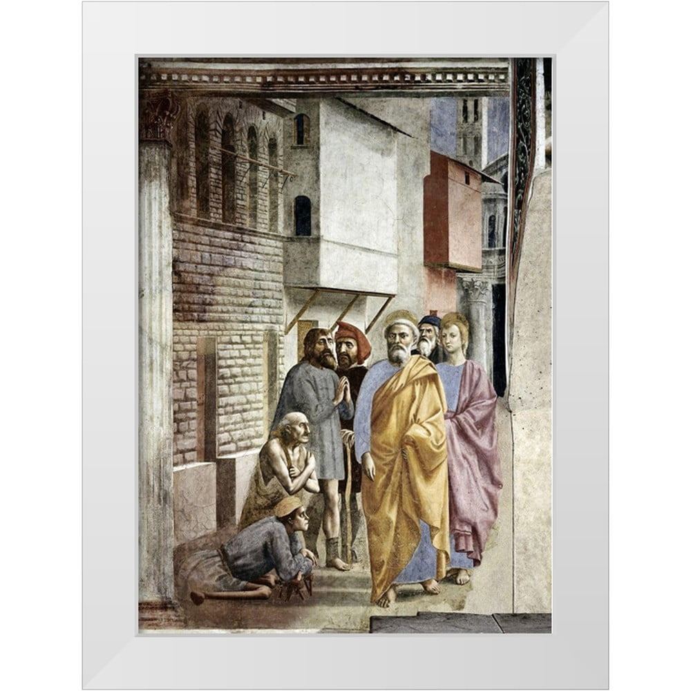 Masaccio, 18x24 White Modern Wood Framed Museum Art Print Titled ...