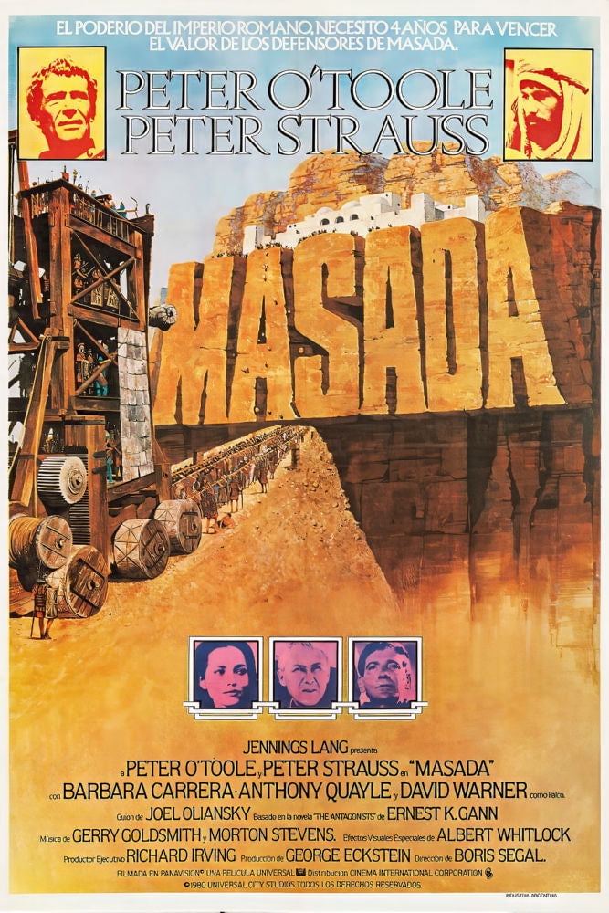 Masada Movie Poster #01 16x24 16inx24in Multi Color Rectangle Bad Dog ...