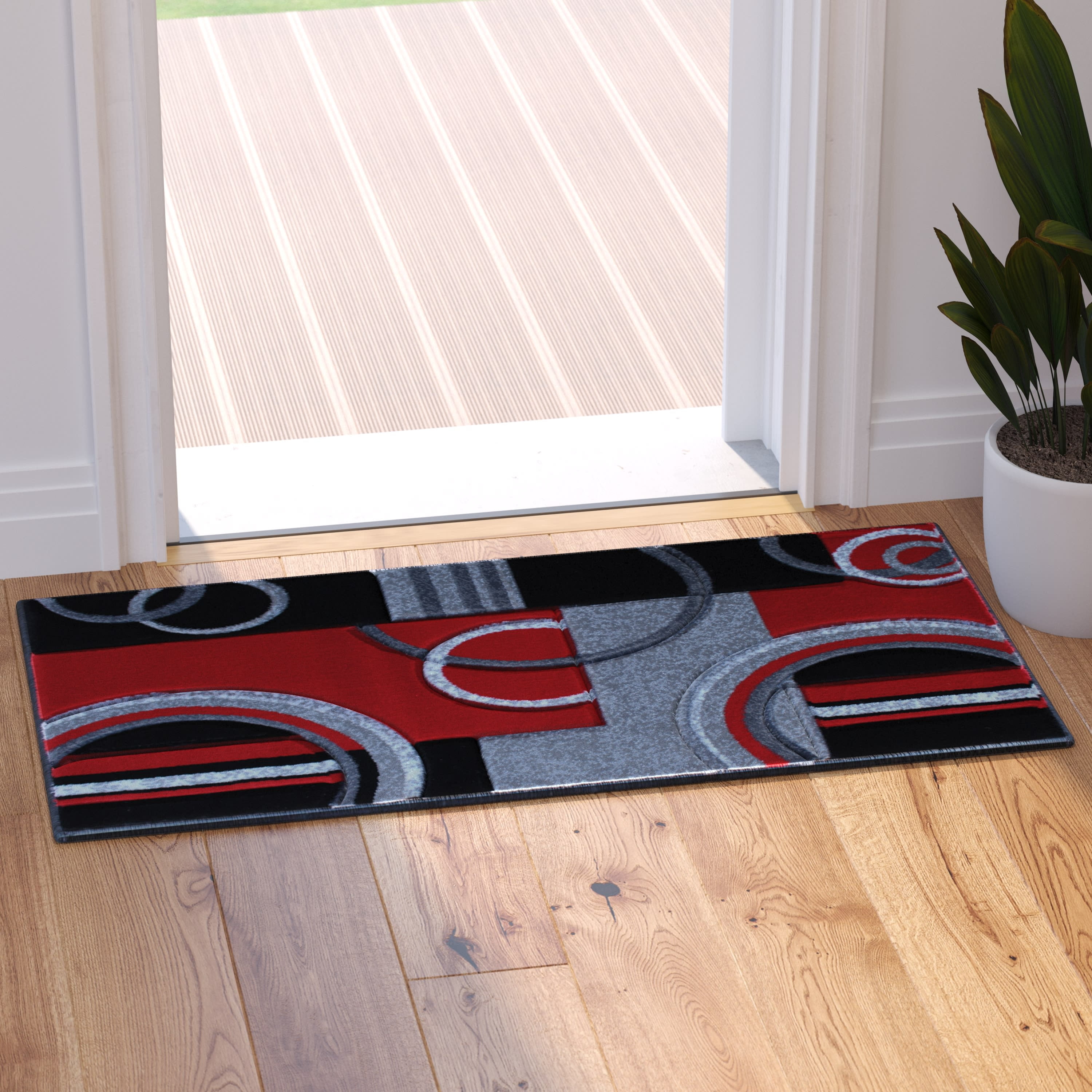 Masada Rugs High Quality Hand Carved Modern Contemporary Area Rug in ...