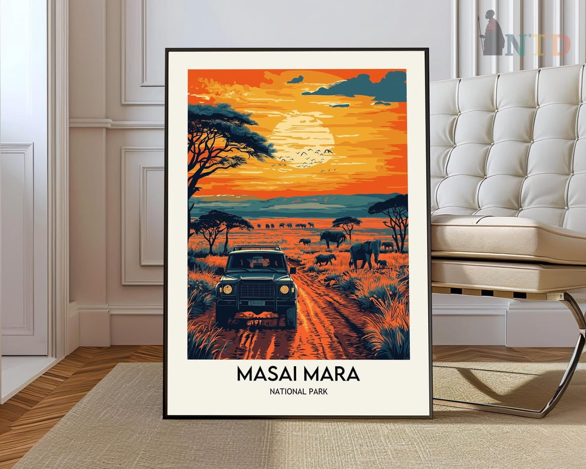 Masai Mara Travel Masai Mara Masai Mara Travel Print Masai Mara Print ...
