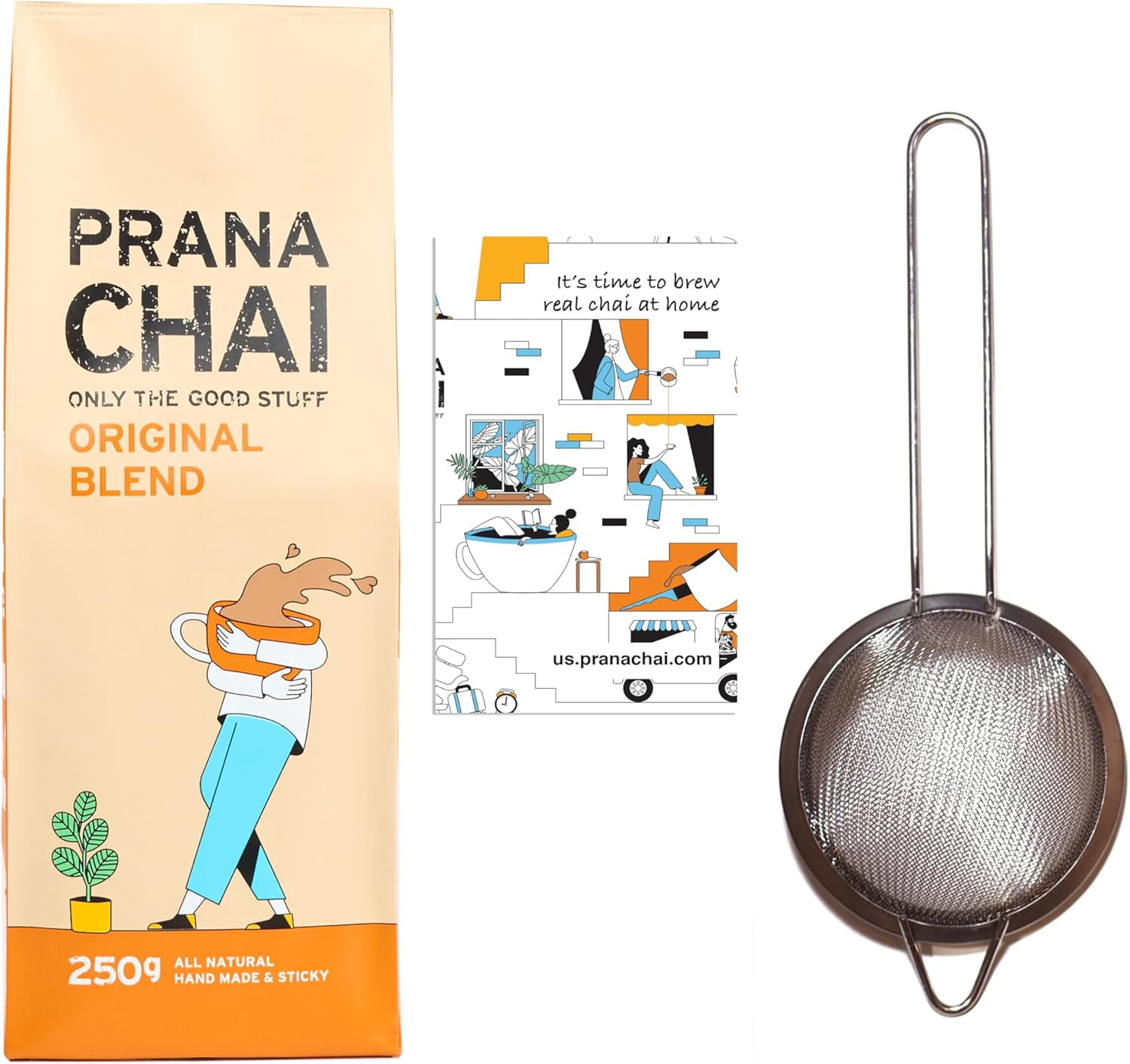 Masala Blend 250 gram + Fine Mesh Tea Strainer. Brew Strain with ...