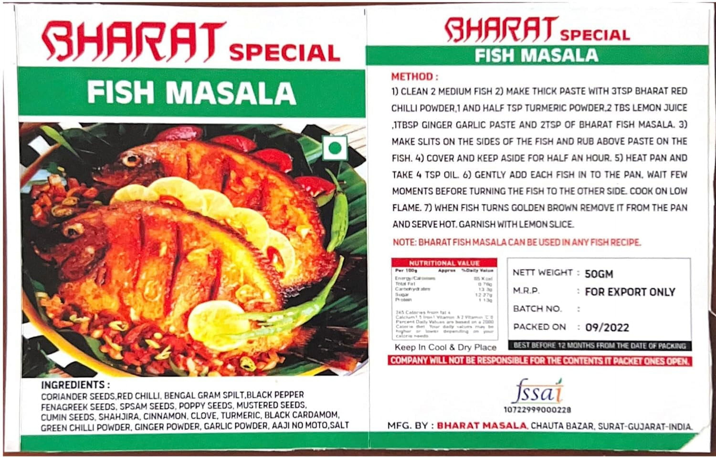 Masala Premium Spices | Bharat Masala | 50G Masala Mix Box | Halal ...