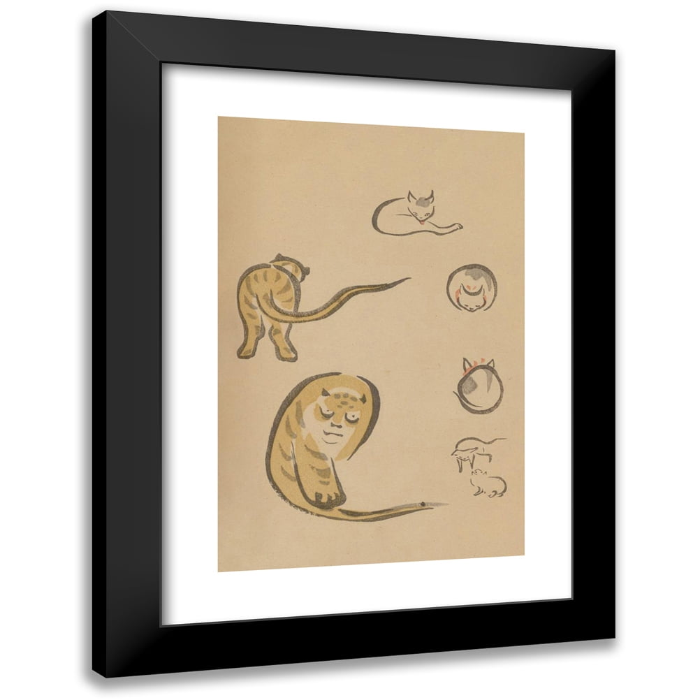 Masayoshi Kitao 11x14 Black Modern Framed Museum Art Print Titled ...
