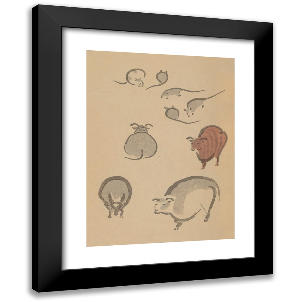 Masayoshi Kitao 11x14 Black Modern Framed Museum Art Print Titled ...