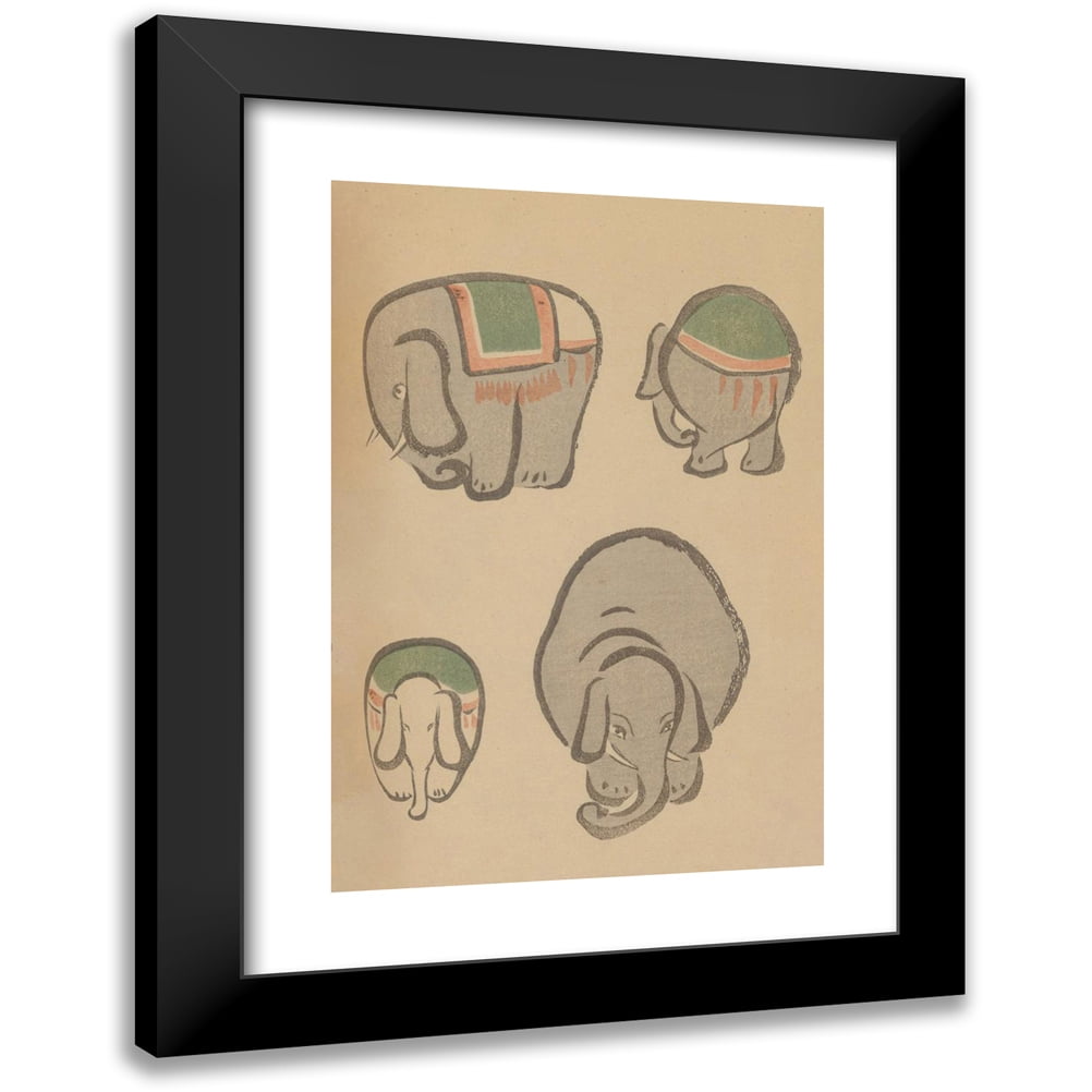 Masayoshi Kitao 11x14 Black Modern Framed Museum Art Print Titled ...