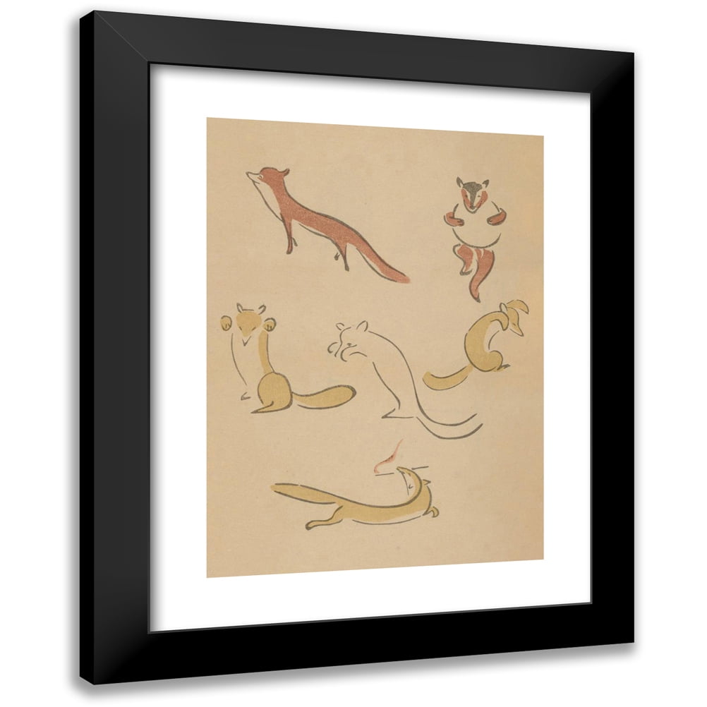 Masayoshi Kitao 11x14 Black Modern Framed Museum Art Print Titled ...