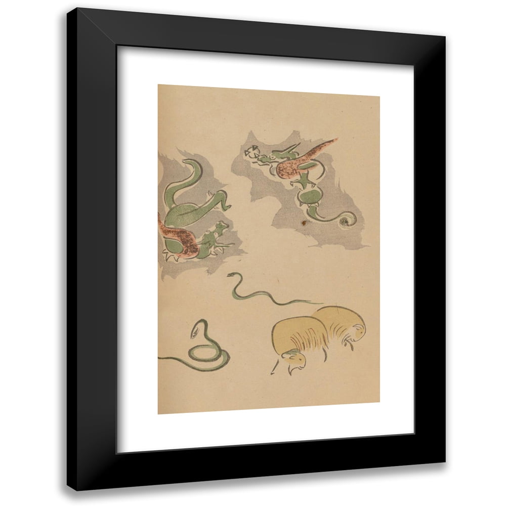 Masayoshi Kitao 11x14 Black Modern Framed Museum Art Print Titled ...