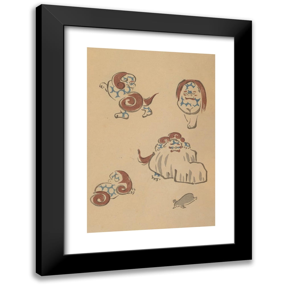 Masayoshi Kitao 11x14 Black Modern Framed Museum Art Print Titled ...