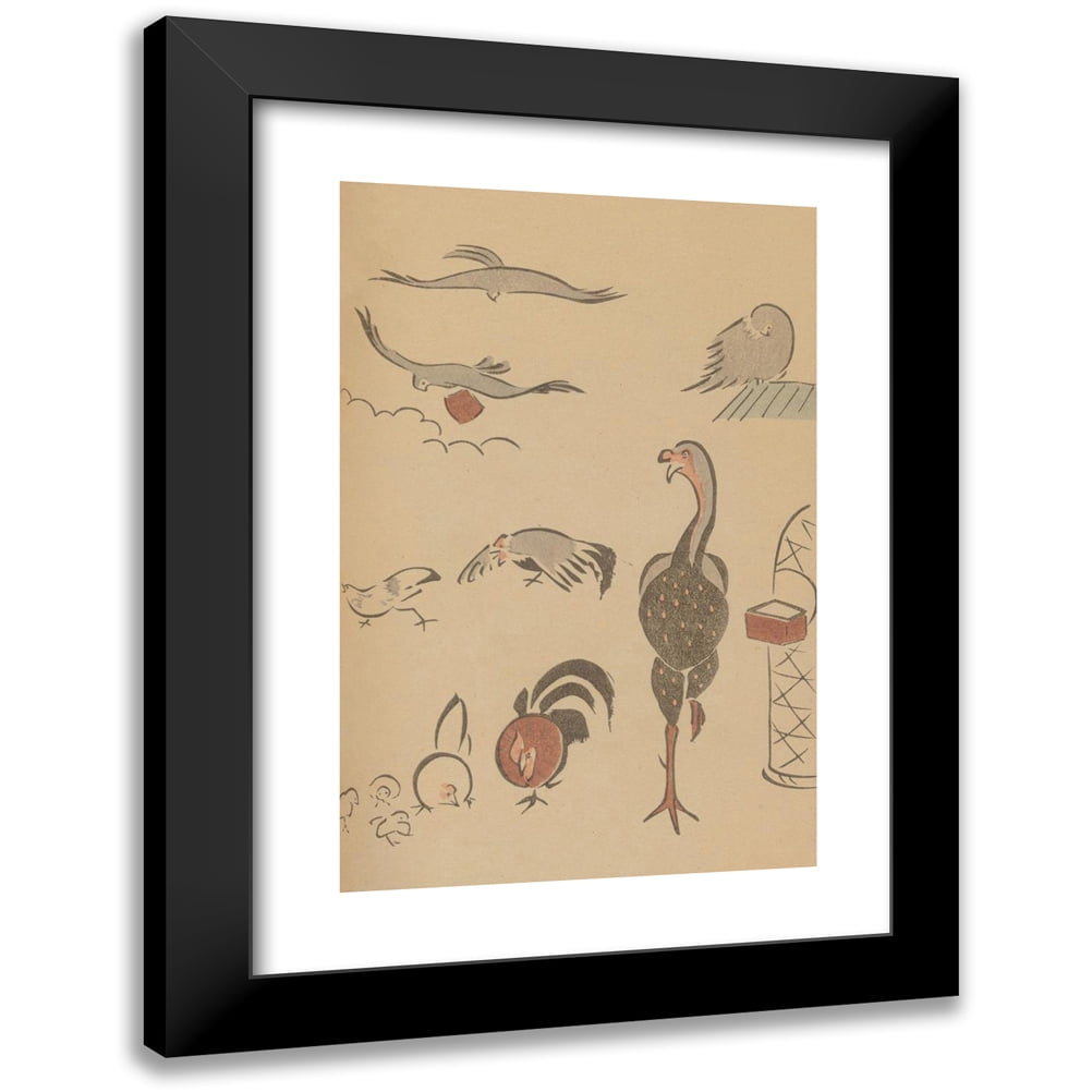 Masayoshi Kitao 11x14 Black Modern Framed Museum Art Print Titled ...