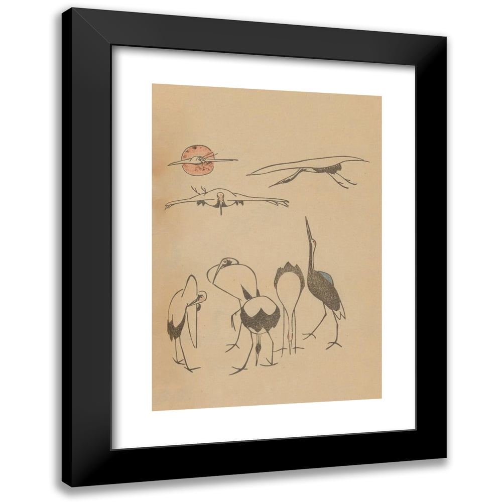 Masayoshi Kitao 11x14 Black Modern Framed Museum Art Print Titled ...