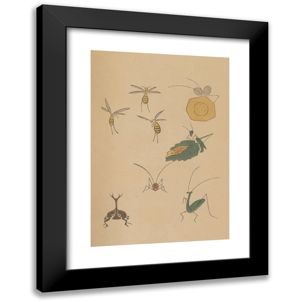 Masayoshi Kitao 11x14 Black Modern Framed Museum Art Print Titled ...