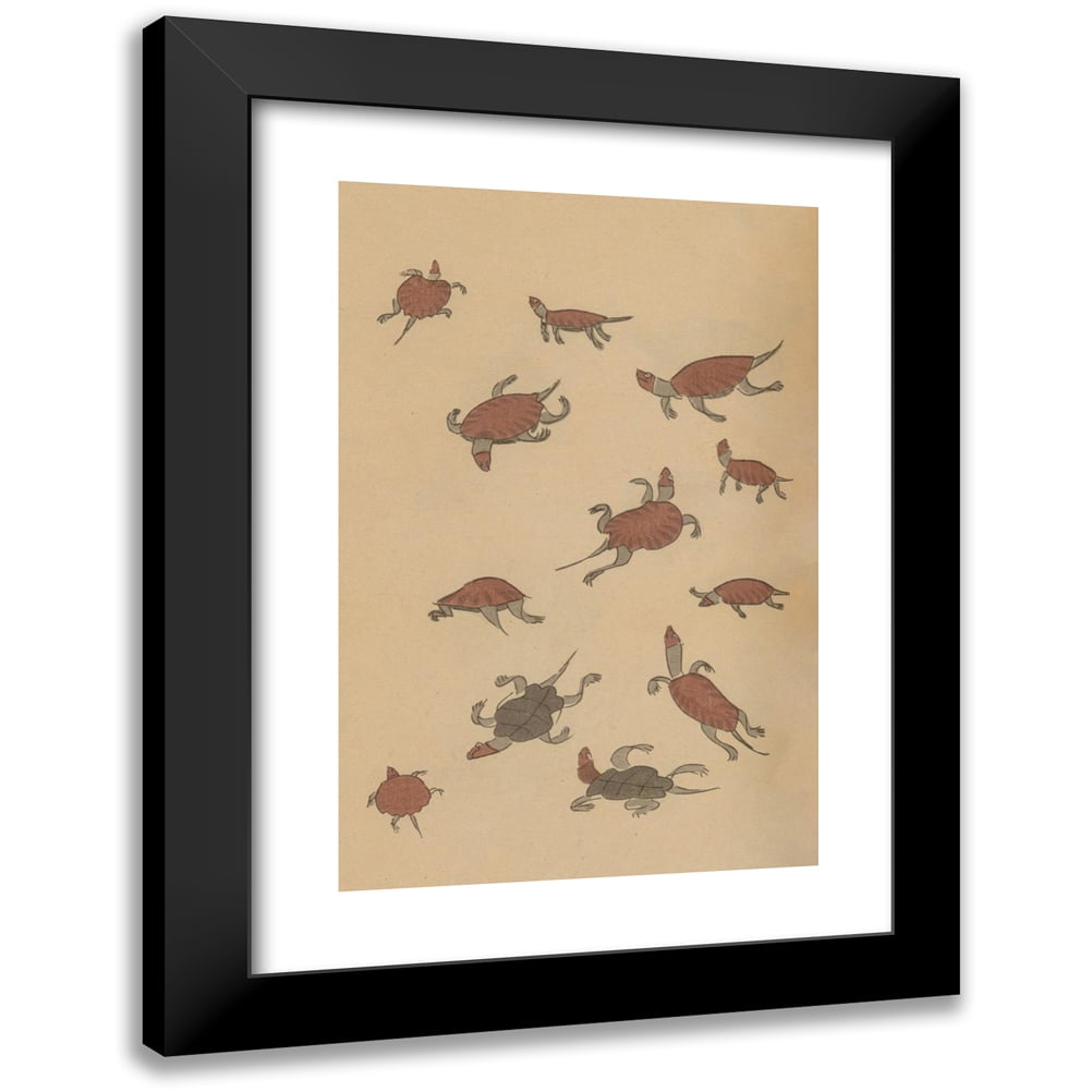 Masayoshi Kitao 11x14 Black Modern Framed Museum Art Print Titled ...