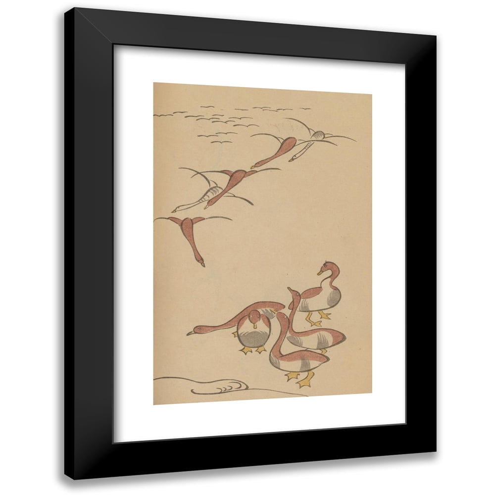 Masayoshi Kitao 13x18 Black Modern Framed Museum Art Print Titled ...