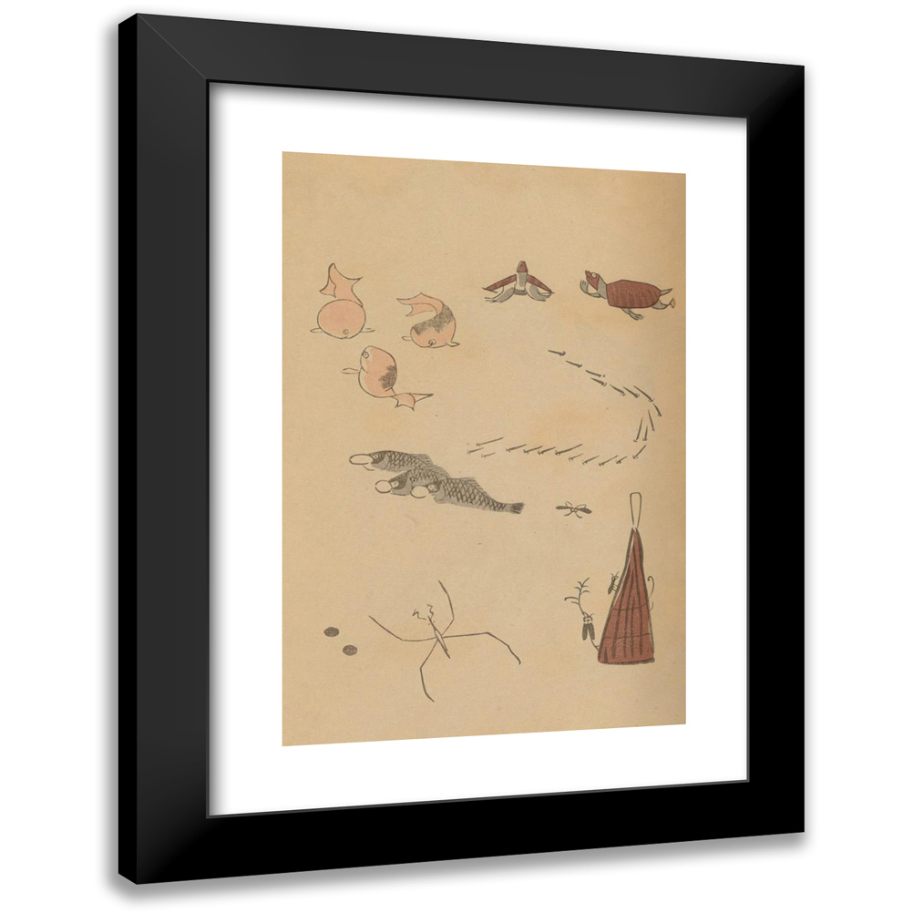 Masayoshi Kitao 13x18 Black Modern Framed Museum Art Print Titled ...