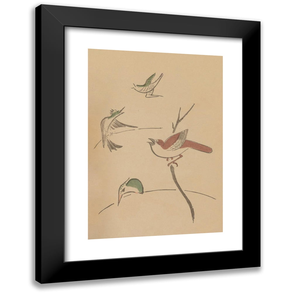 Masayoshi Kitao 14x18 Black Modern Framed Museum Art Print Titled ...
