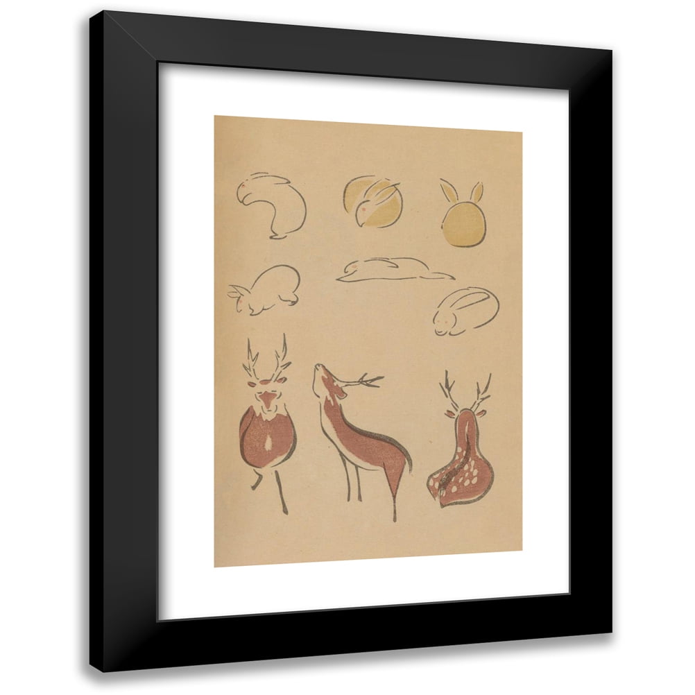 Masayoshi Kitao 17x24 Black Modern Framed Museum Art Print Titled ...