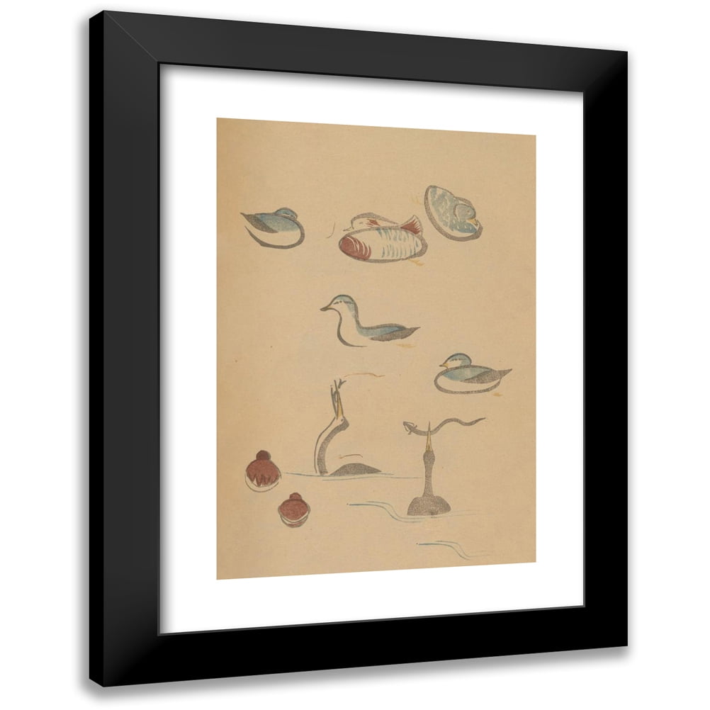 Masayoshi Kitao 17x24 Black Modern Framed Museum Art Print Titled ...