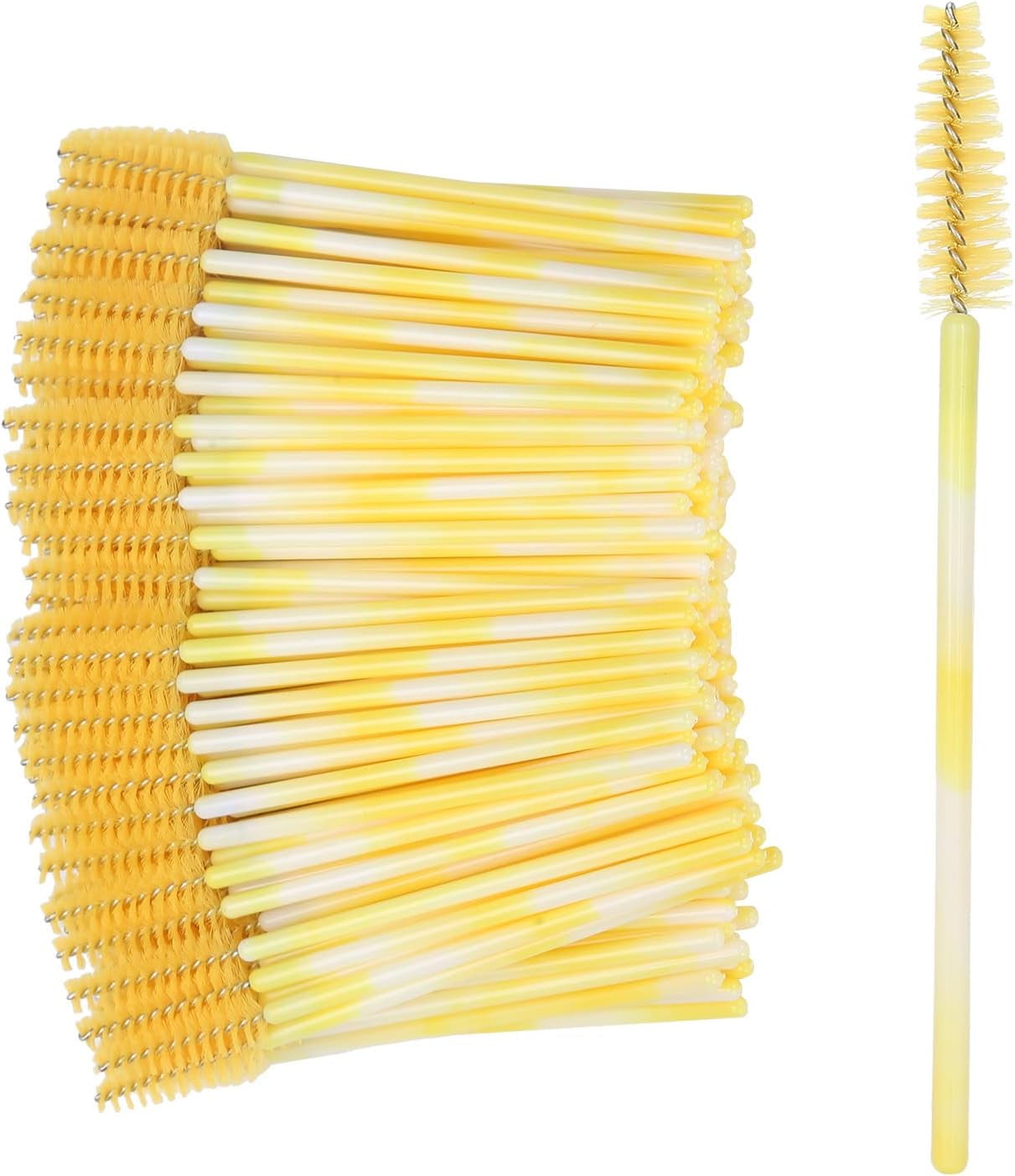 Mascara Brush, Disposable Eyelashes Brush, Hygienic Fiber Brush Head ...