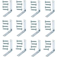 1-1/2 in. x 1-1/2 in. Inside Corner Brace, Steel, Zinc Plated (4 Pack ...