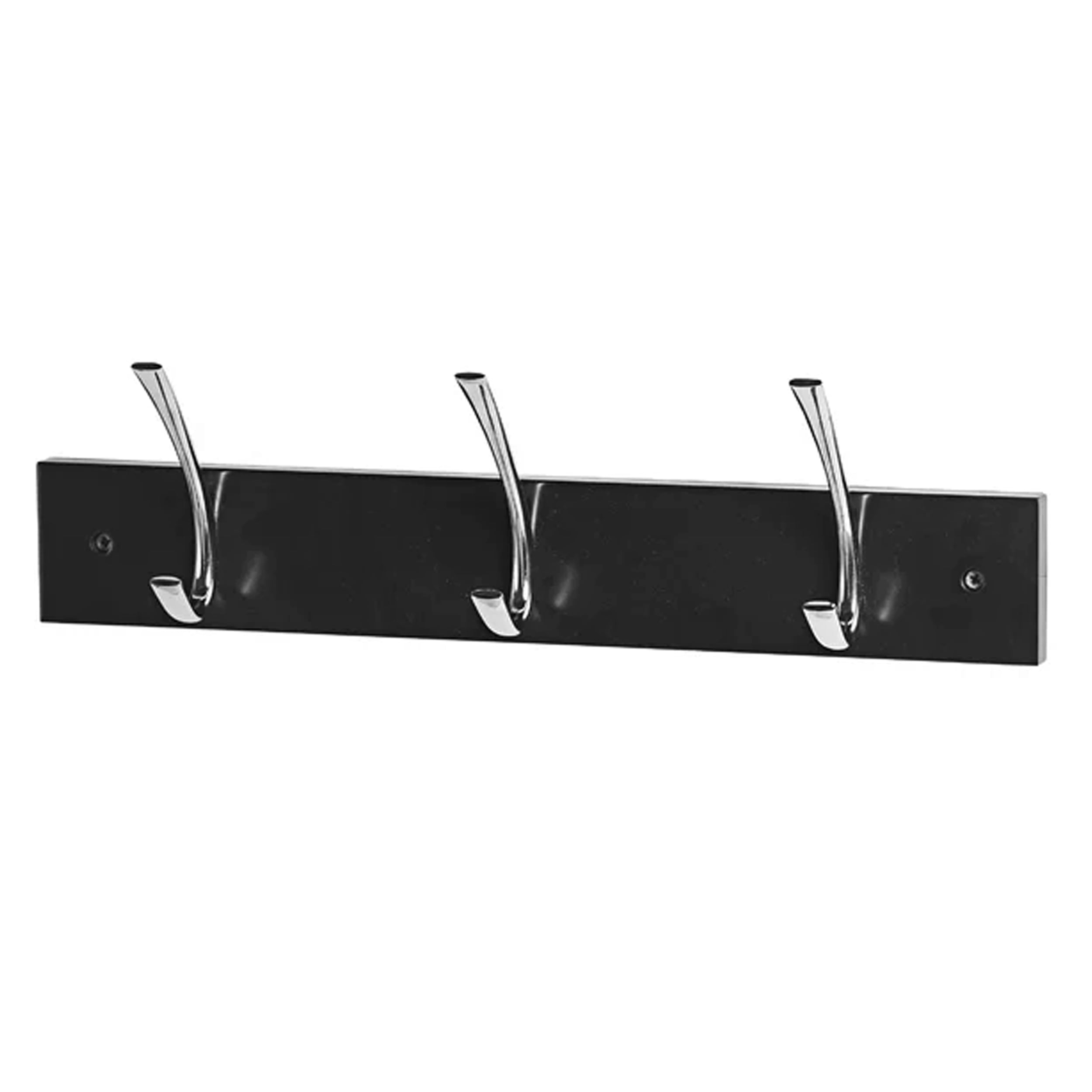 Mascot Hardware Home Wall Hook Rail with 3 Retractable Hooks for ...