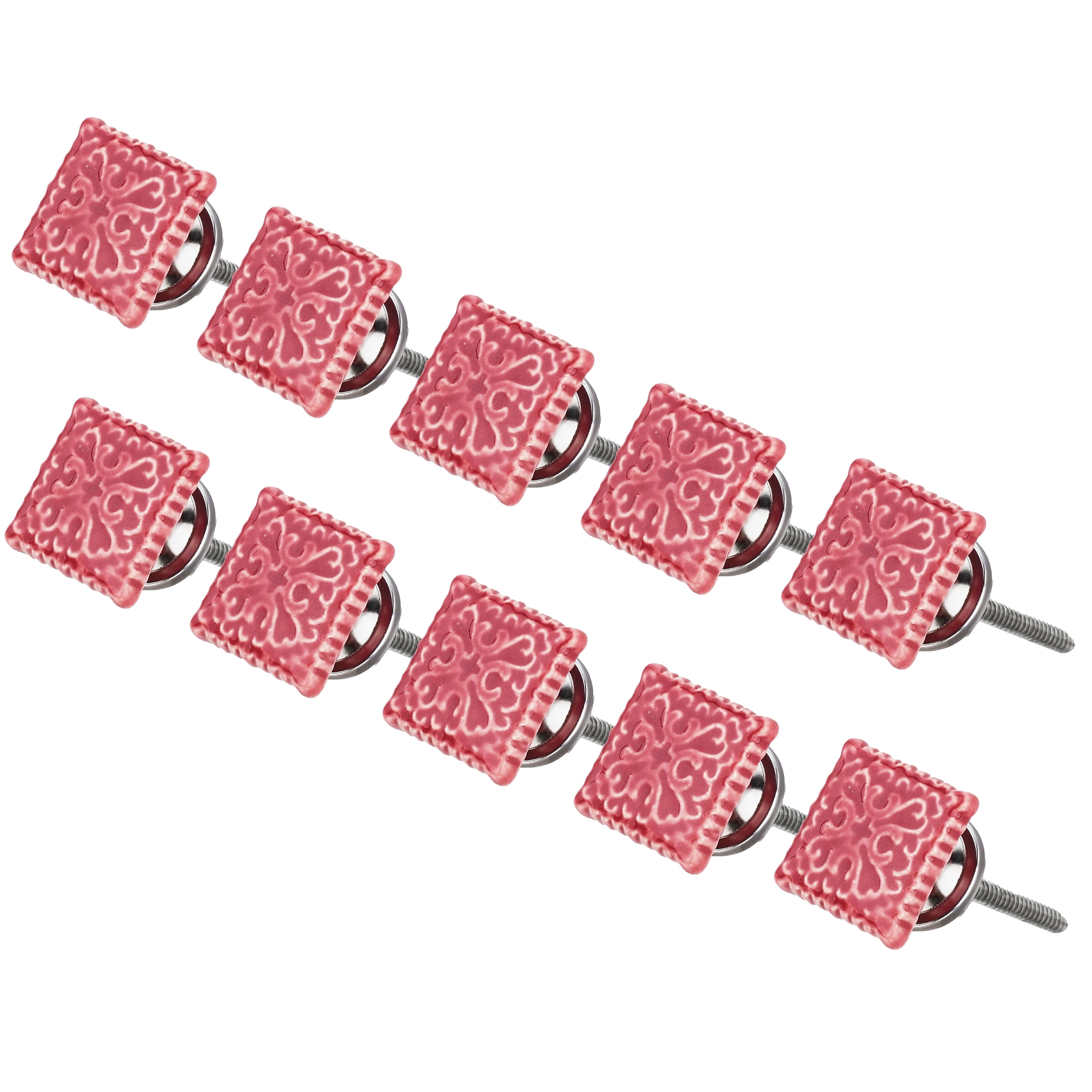 Mascot Hardware Intricate 1-1/2 In. Cherry Tile Cabinet Knob - Pack of ...