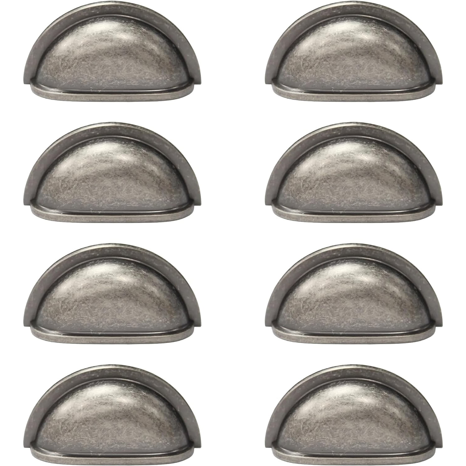 Mascot Hardware Shell 3 In. (76Mm) Antique Pewter Cup Drawer Pull ...