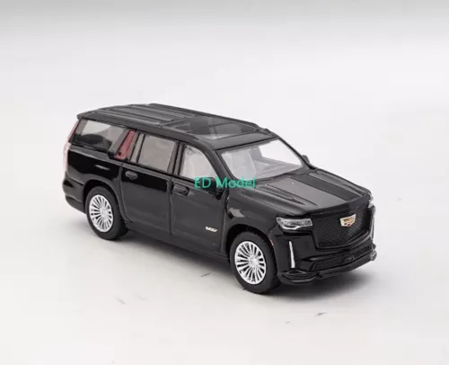 Masdi 1:64 Black Escalade Full Size SUV Sports Model Diecast Metal Car ...