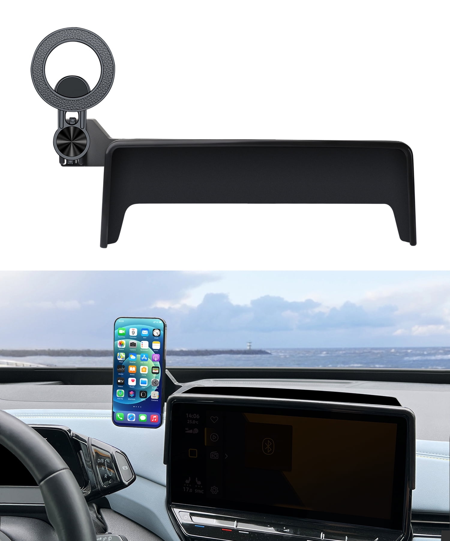 MaserWeller Car Phone Holder for 2021-2024 VW ID.4 ID4 Accessories 12 ...