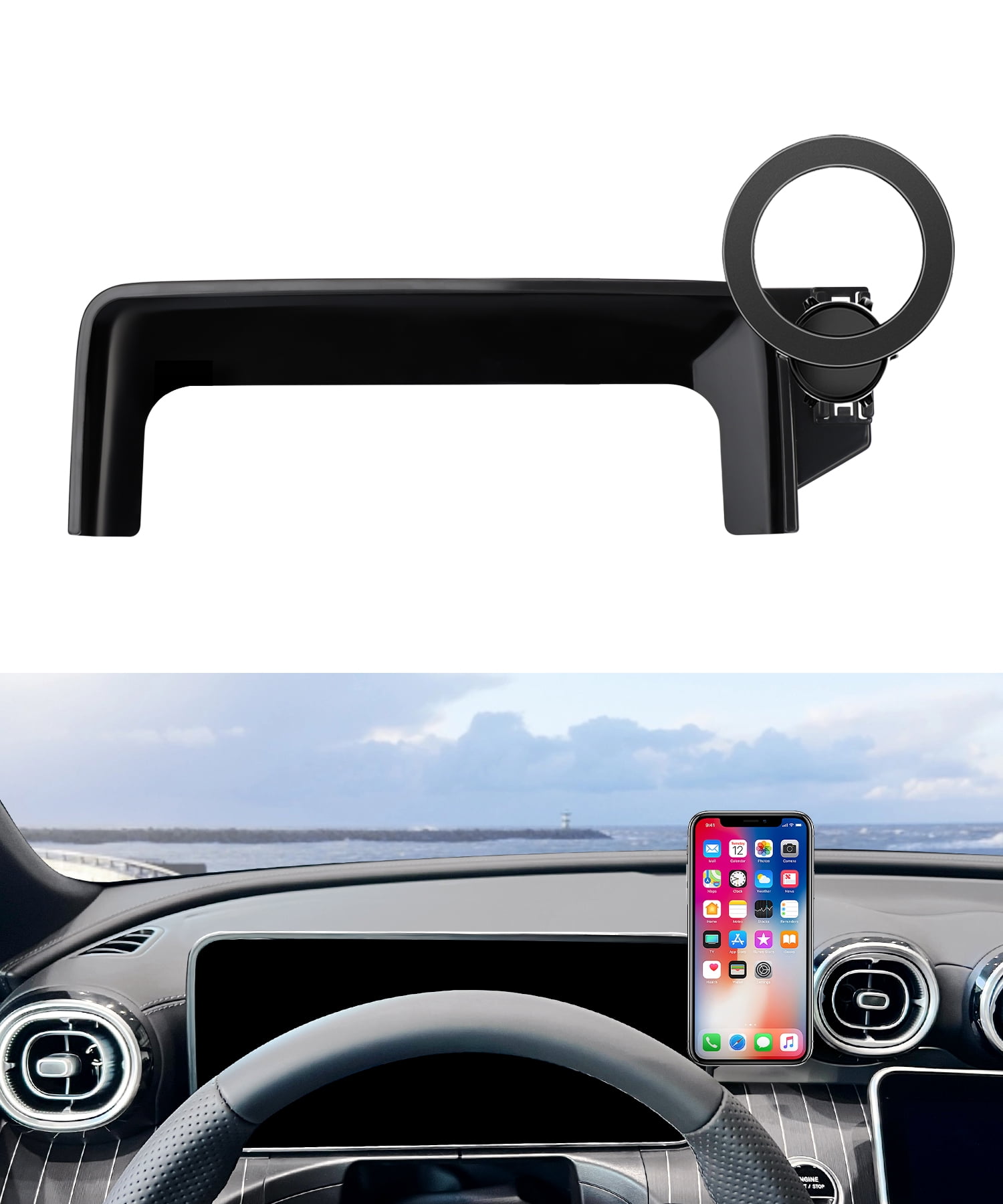 MaserWeller Car Phone Holder for 2022-2024 Mercedes Benz GLC / 2022 ...