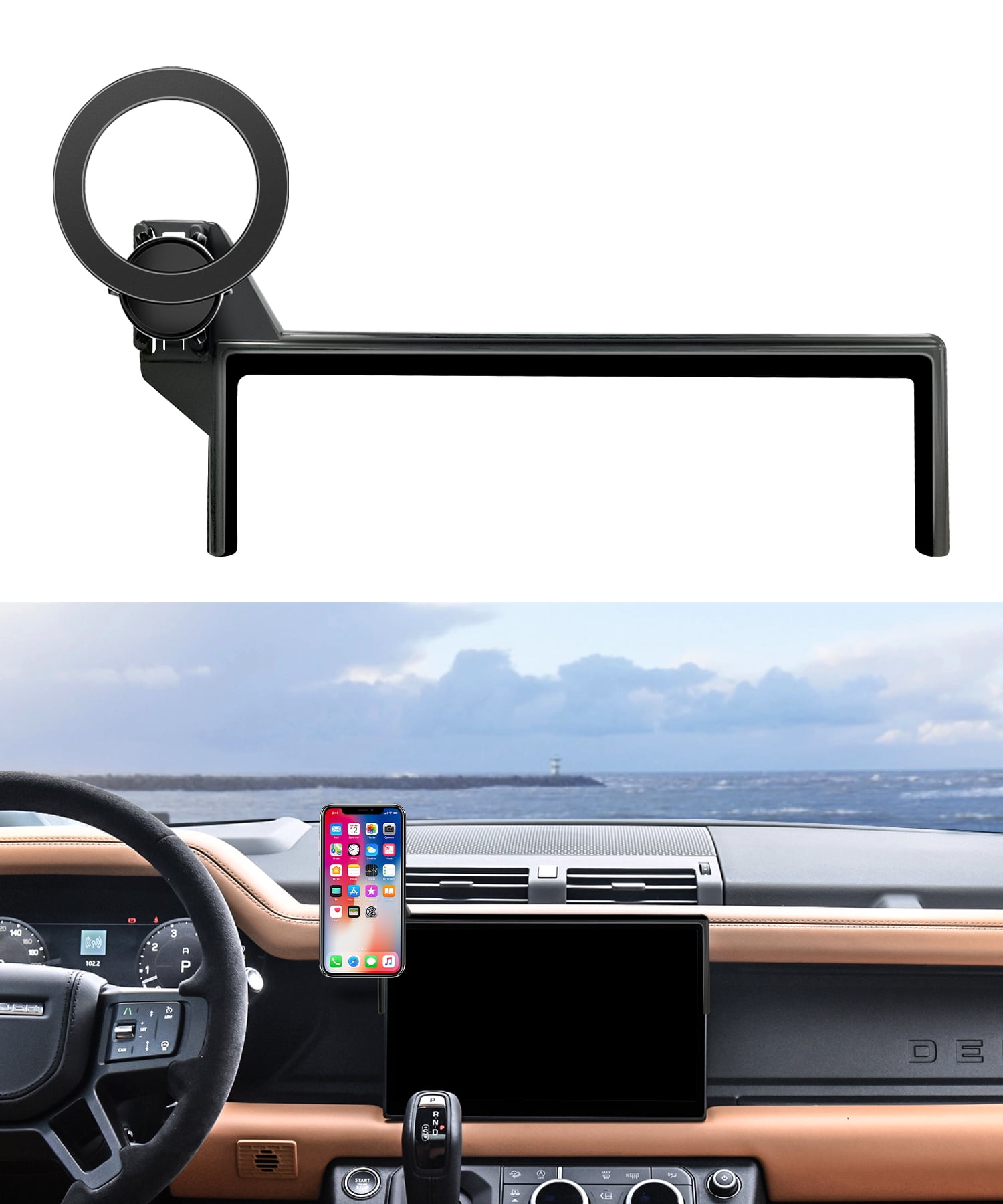 MaserWeller Car Phone Holder for 2022-2025 Land Rover Defender ...