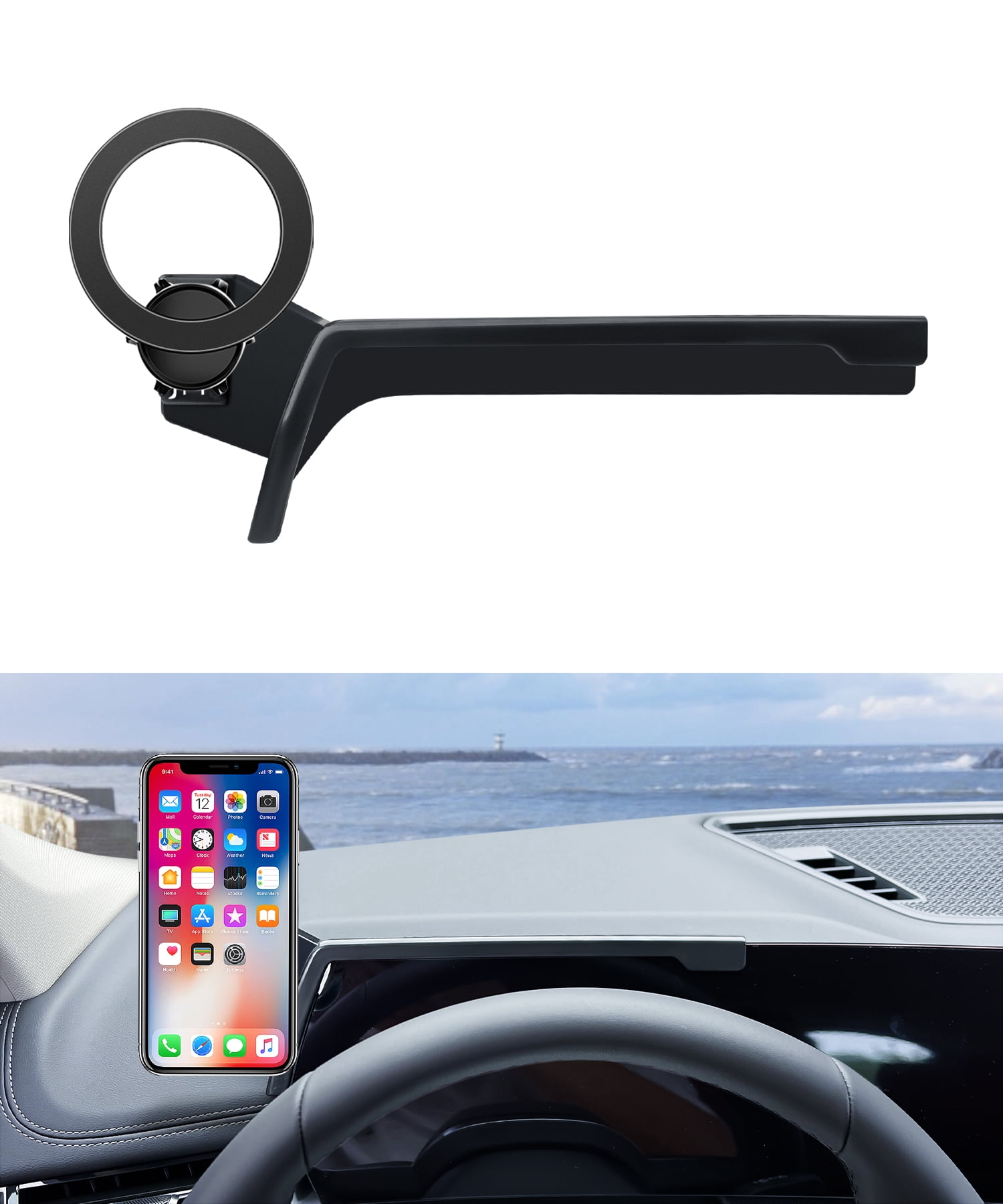 MaserWeller Car Phone Holder for 2023-2025 BMW X1 Accessories / 2024 ...