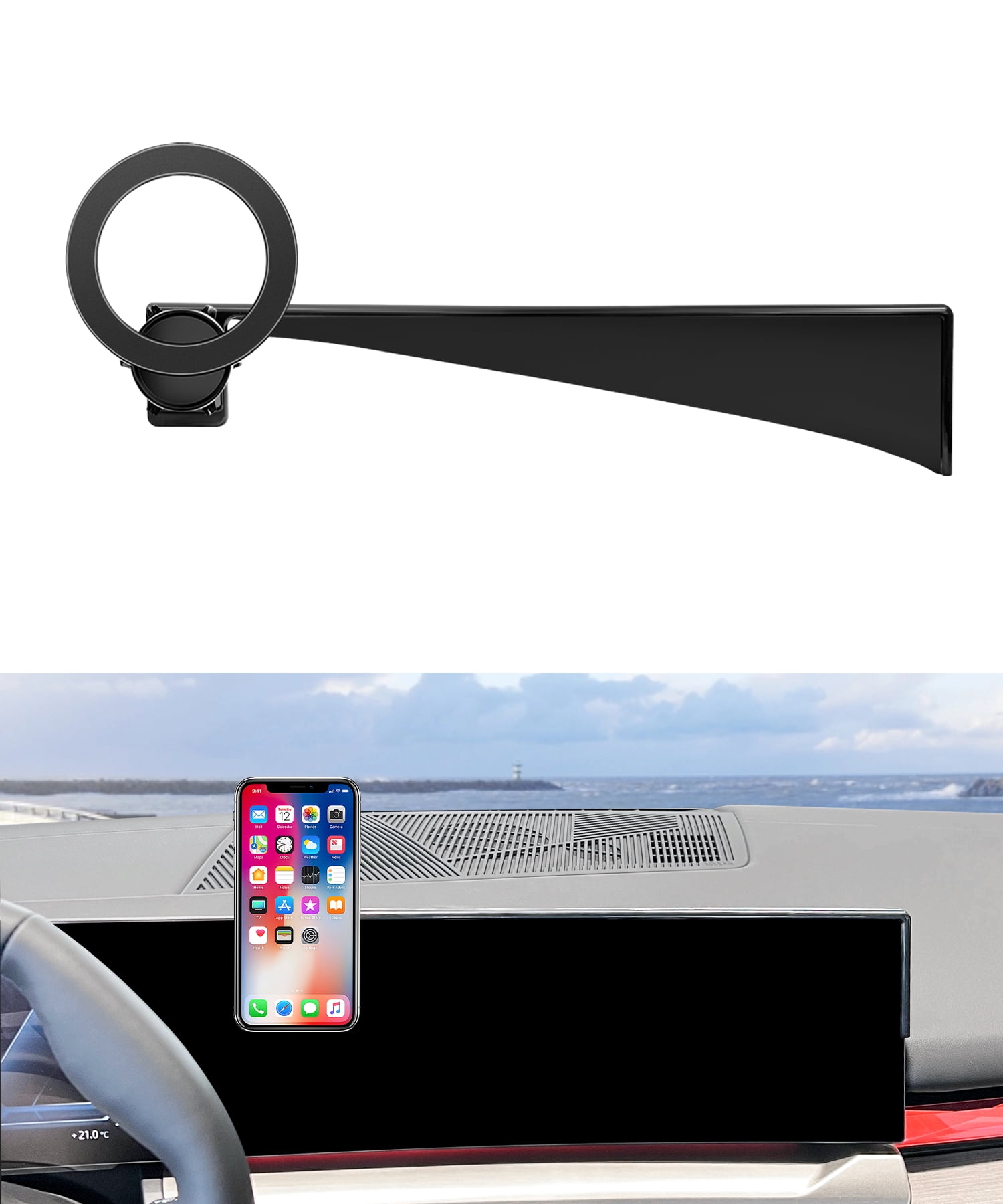 MaserWeller Car Phone Holder for 2024 2025 BMW 5 Series / 2024 2025 BMW ...