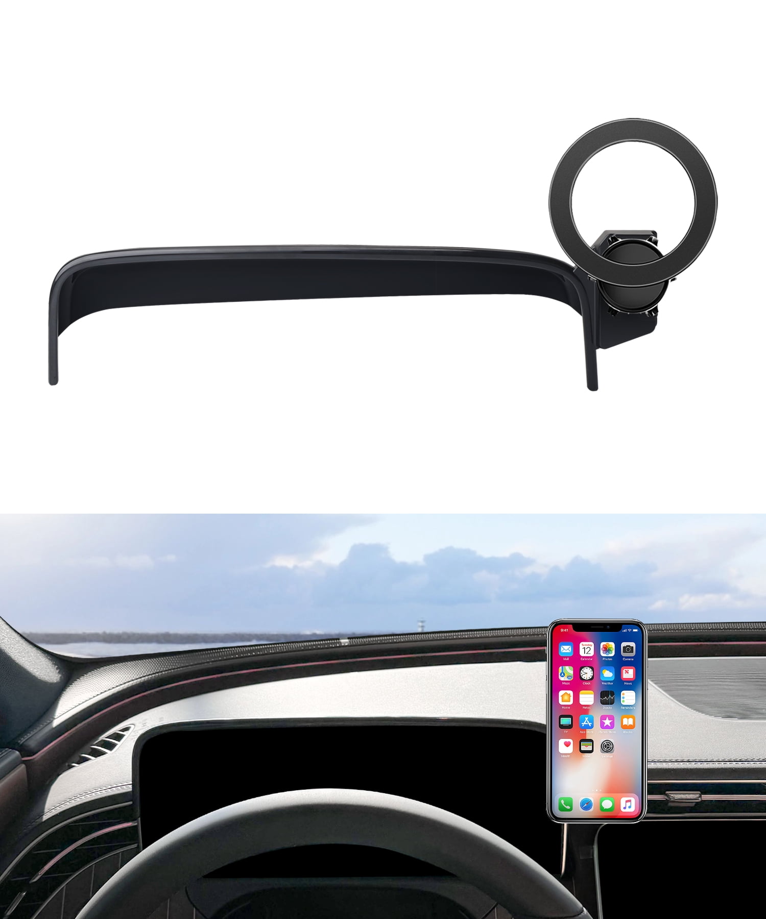 MaserWeller Car Phone Holder for 2024 2025 Mercedes Benz E-class ...