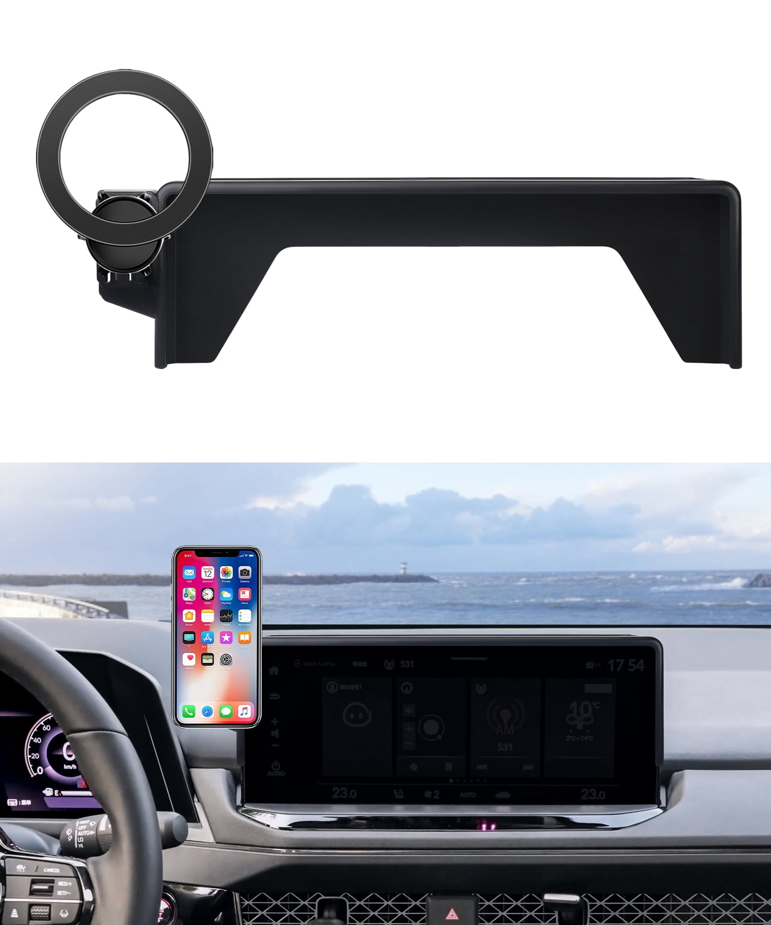 MaserWeller Car Phone Holder for Honda Accord 2023-2025 Accessories 12. ...