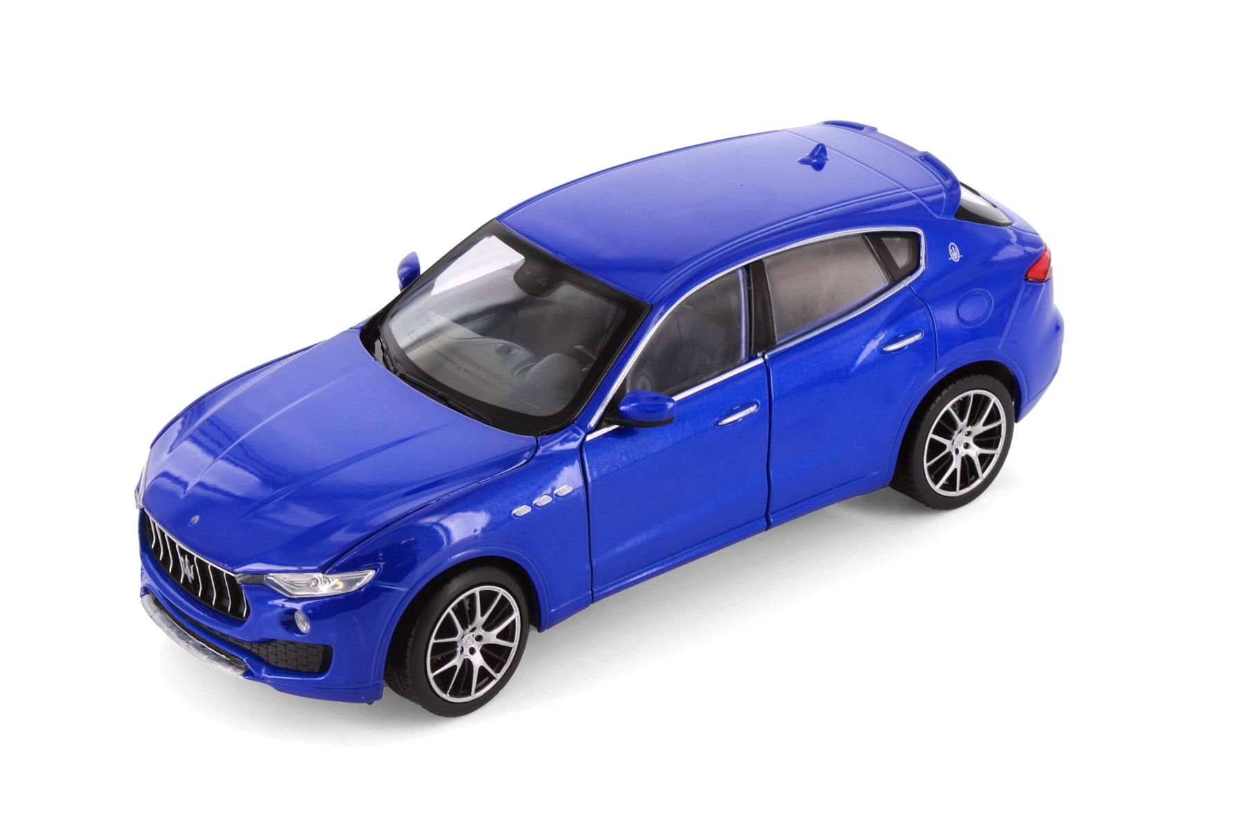 Maserati Levante, Blue Luxury Car - Welly 24078/4D - 1/24 Scale Diecast ...