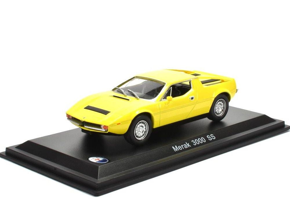 Maserati Merak 3000 SS (1972) 1:43 scale Diecast Model Car in Yellow by ...
