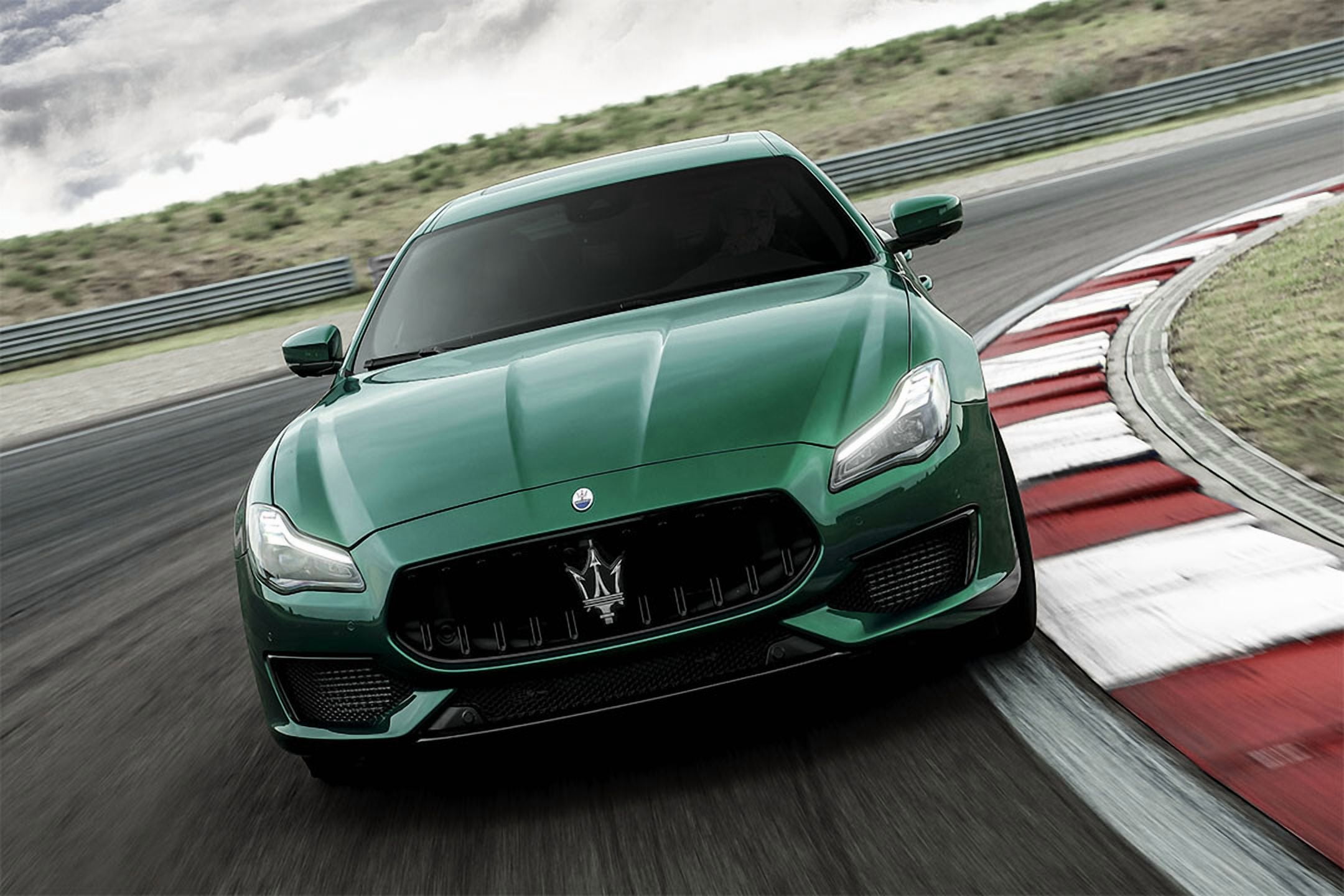 Maserati Quattroporte Trofeo Fast Driving Car Art Indoor Decor - 24x36 ...