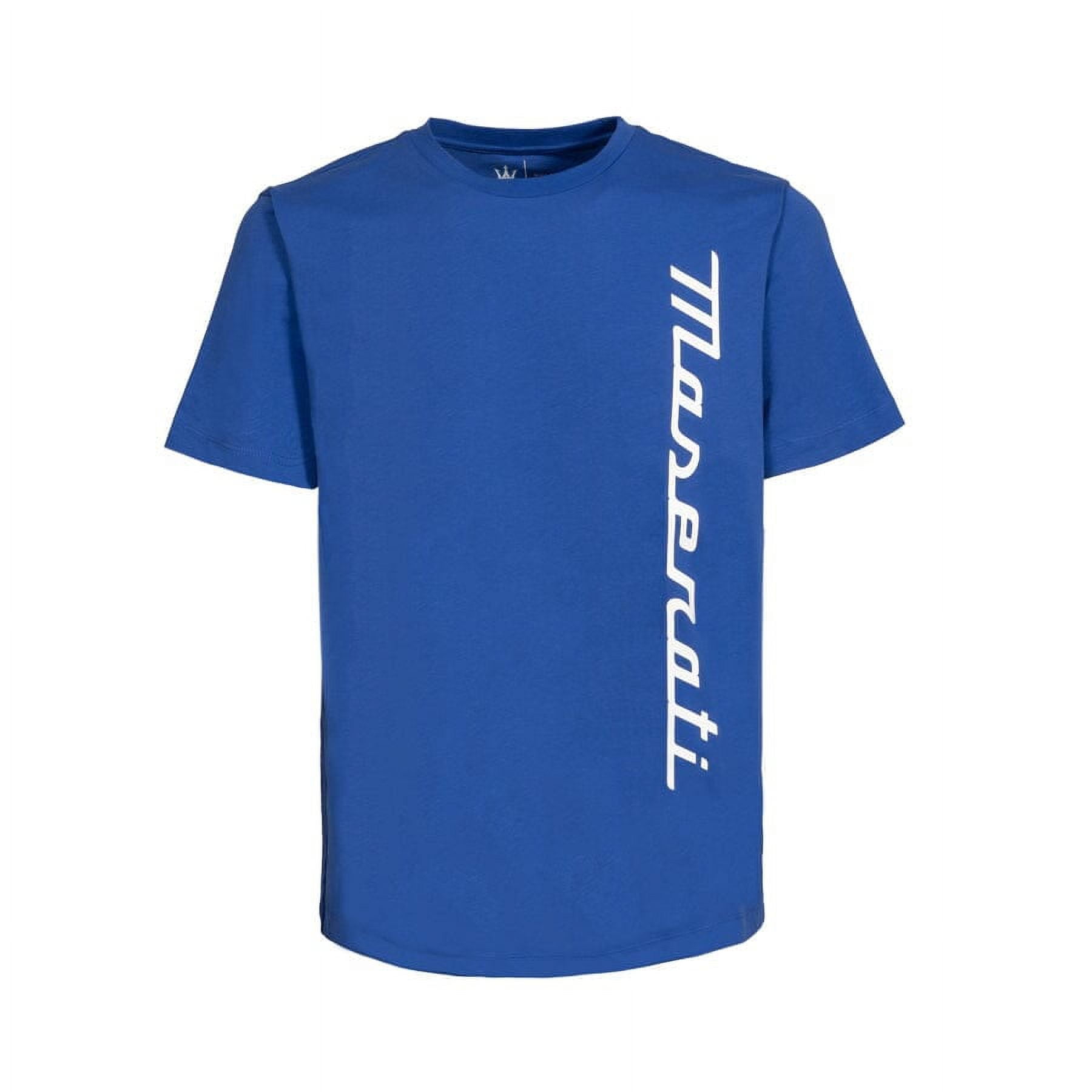 Maserati Rubber Print T-Shirt - Black/Blue - Walmart.com