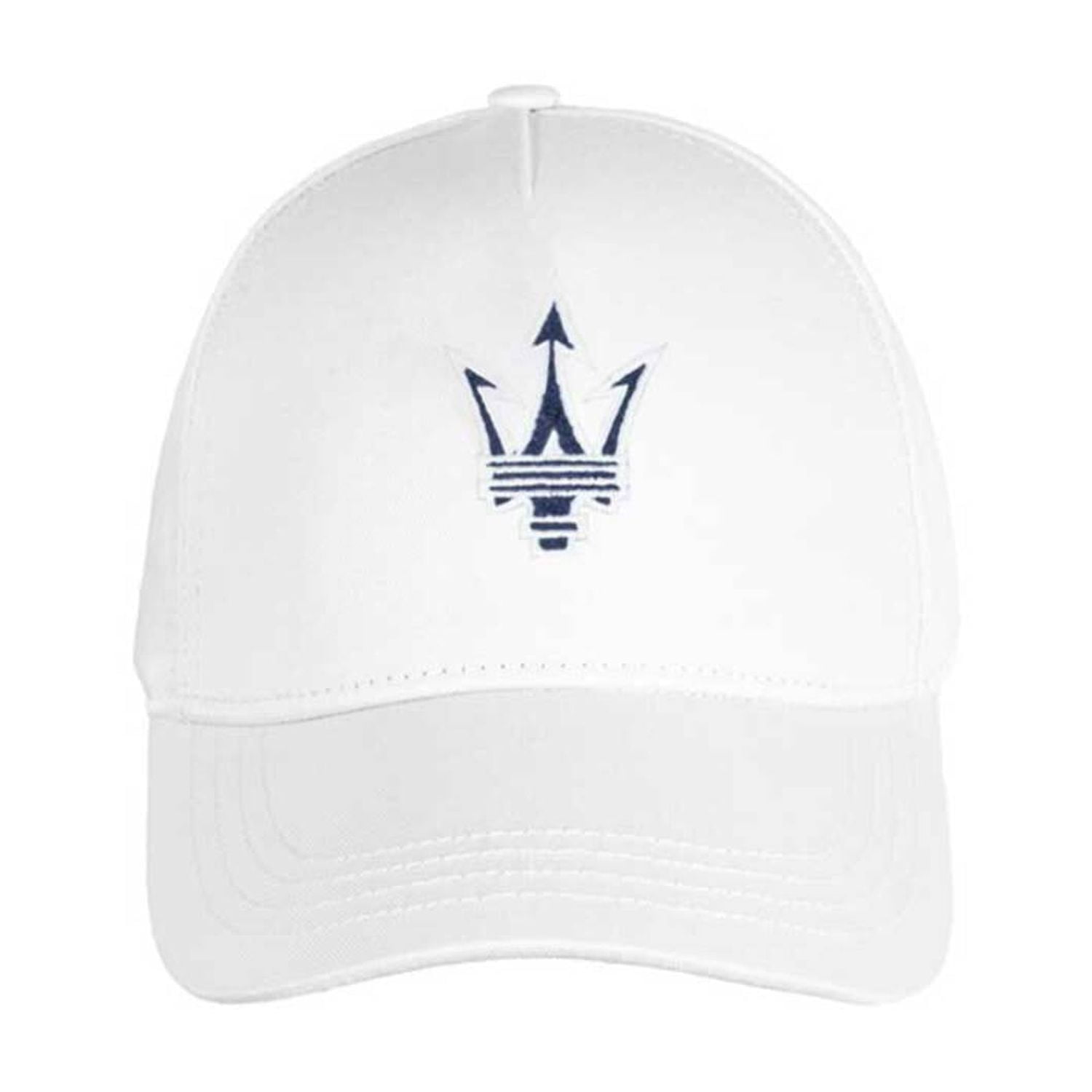 Maserati Trident Baseball Hat - White/Blue - Walmart.com