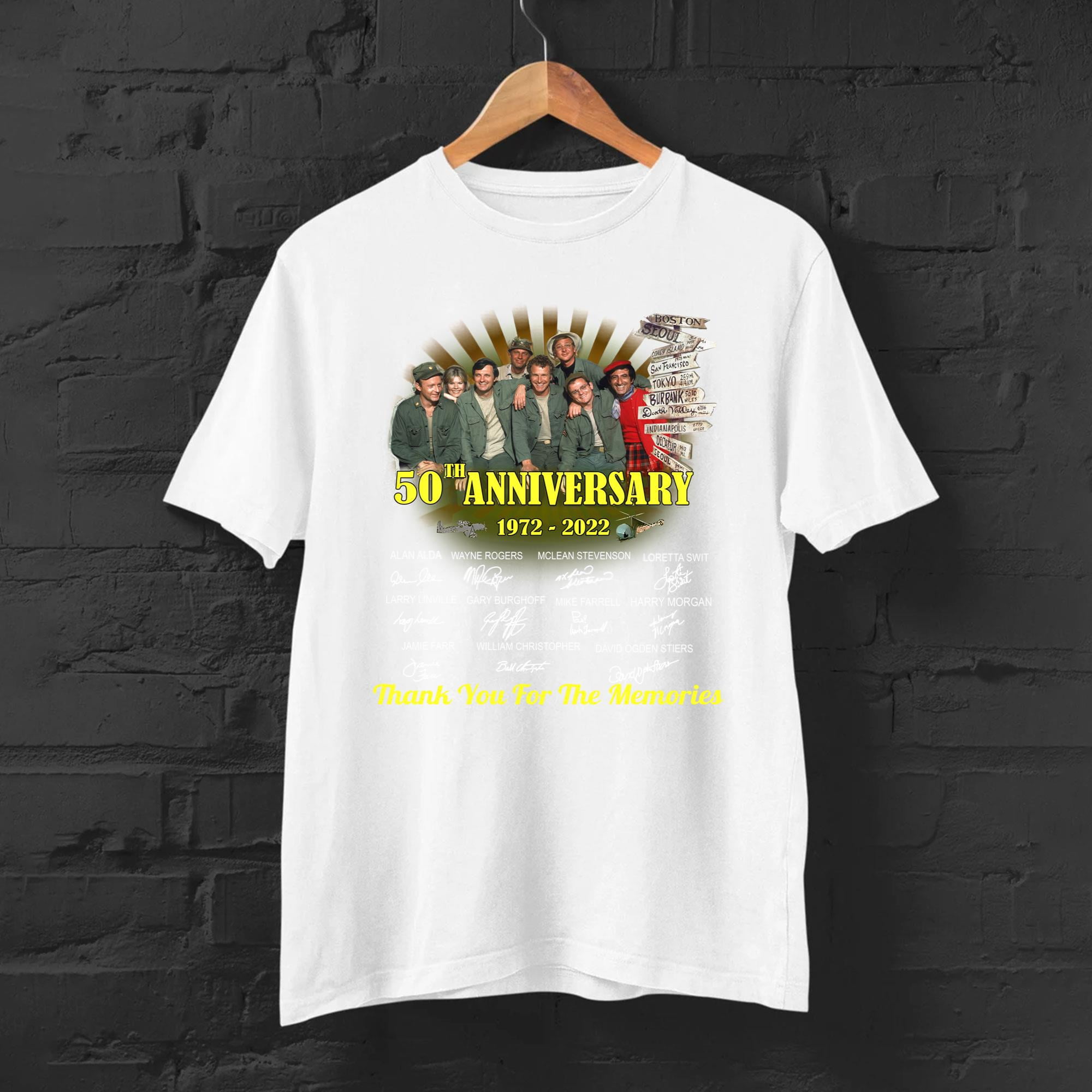 Mash 50th Anniversary t shirt new best Dad gift basic -color new ...