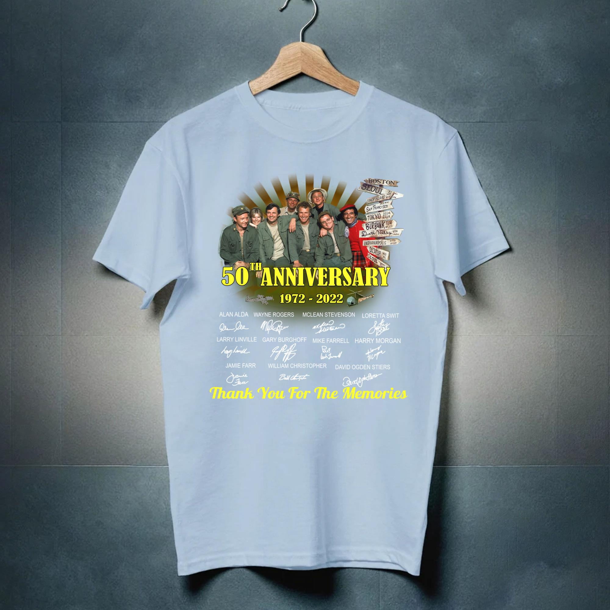 Mash 50th Anniversary t shirt new best Dad gift basic -color new ...