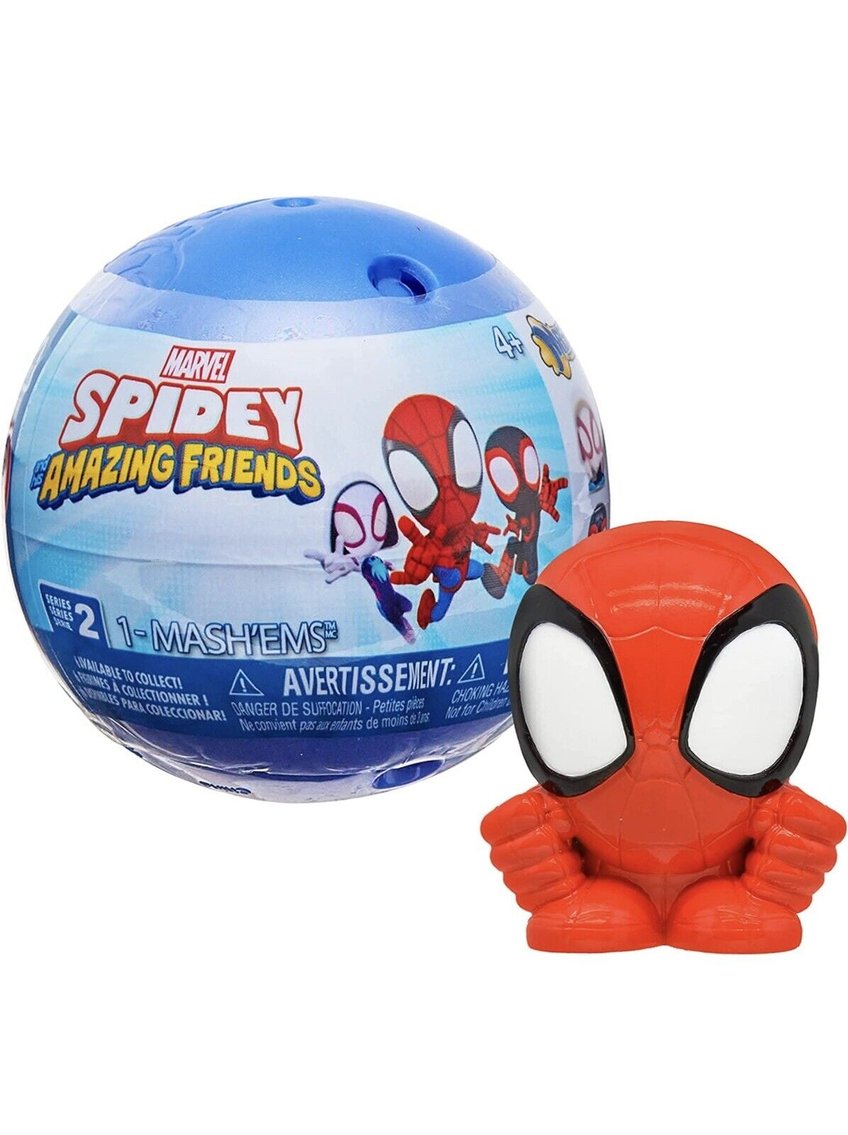 Marvel Spidey & His Amazing Friends Series 2: Squishy Squeeze Spiderman ...