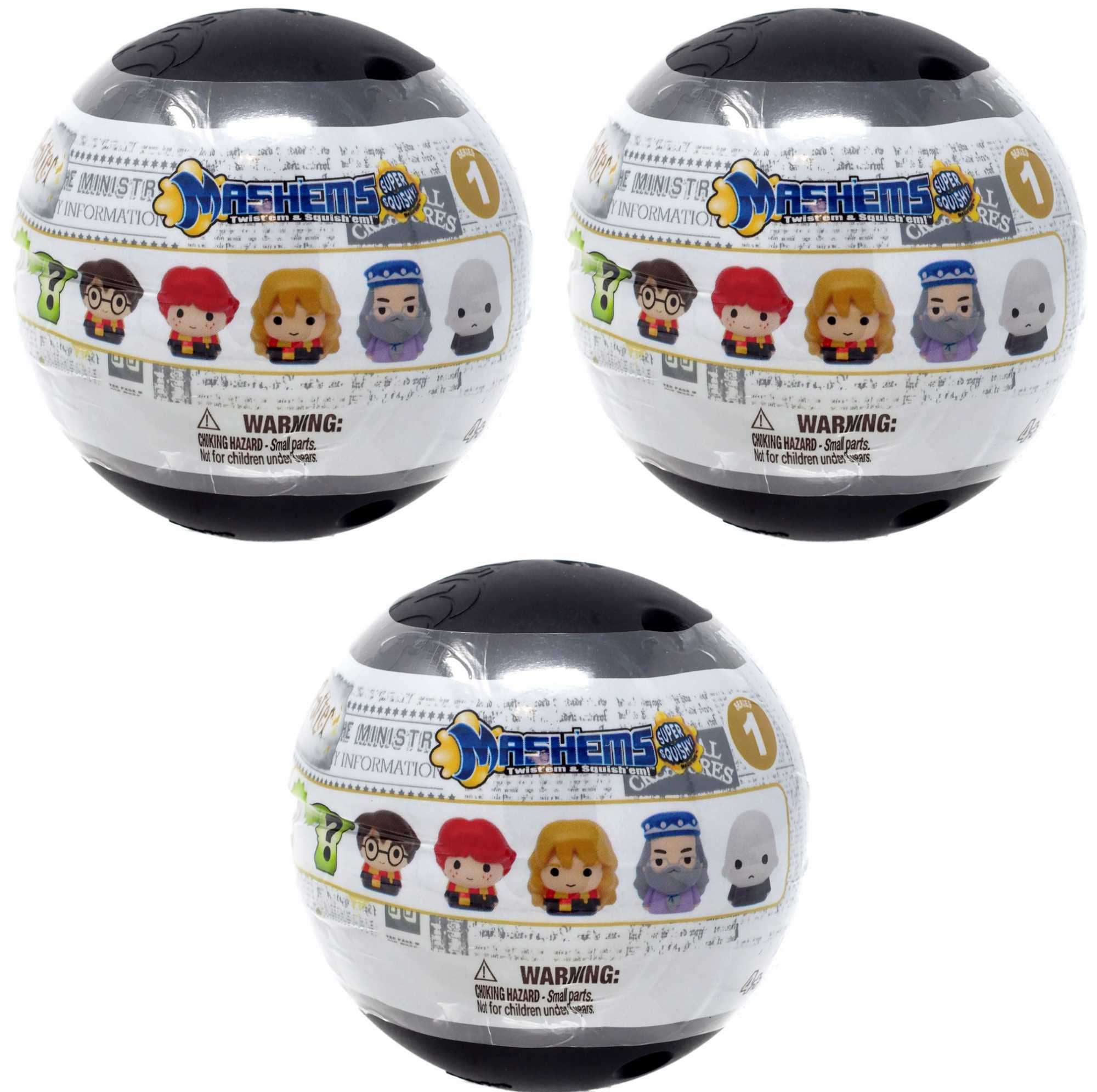 MashEms Series 1 Harry Potter Blind Bag Figures - LOT of 3 Mystery ...