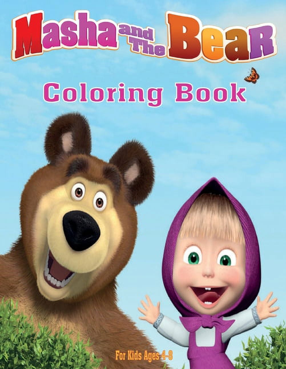 Masha For Coloring Masha And Bear Coloring Book By Vladimir